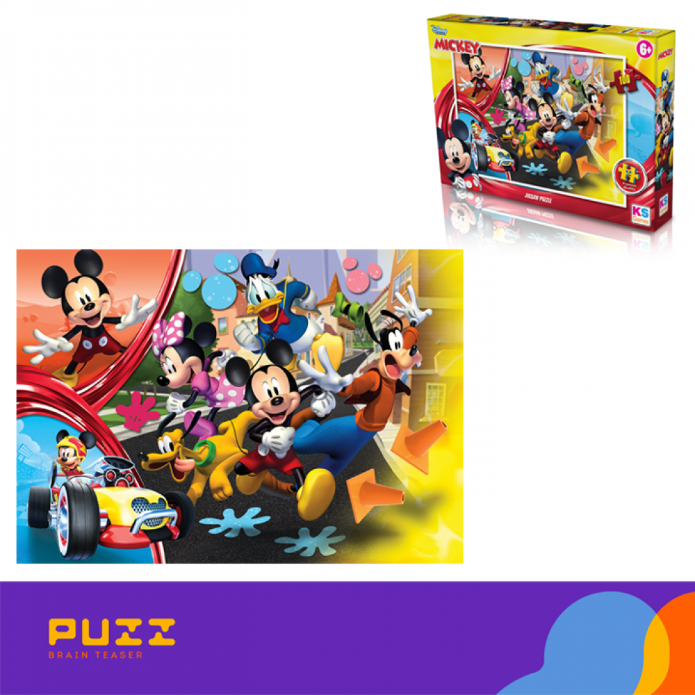 100-Piece Puzzle – Mickey Mouse | For Puzzle and Board Game Enthusiasts
