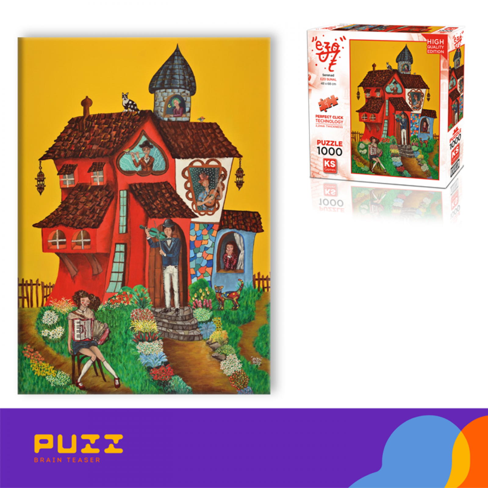 1000 დეტალიანი ფაზლი - ფაზლების დიდი არჩევანი