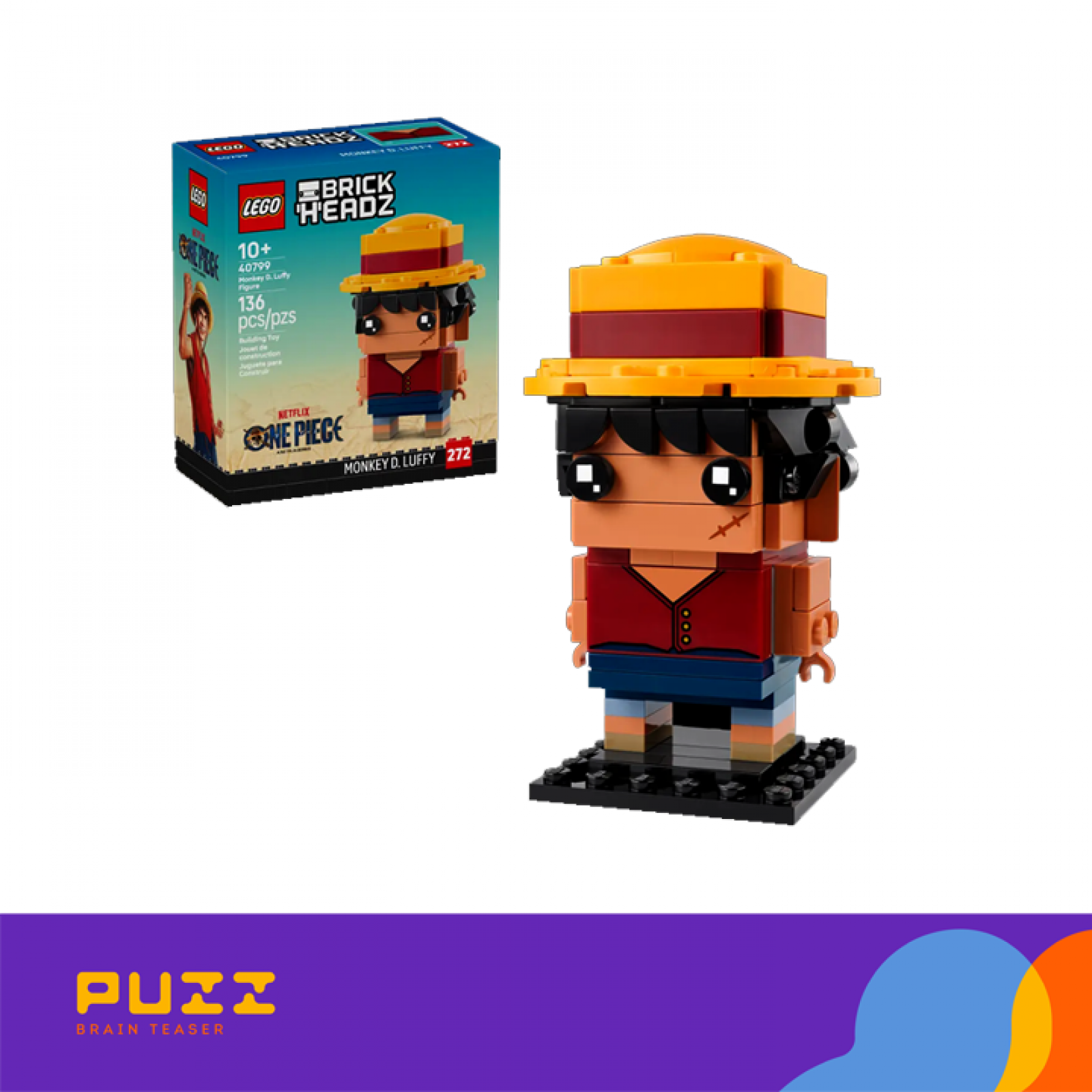 LEGO BrickHeadz Monkey D. Luffy – One Piece ლეგო სეტი